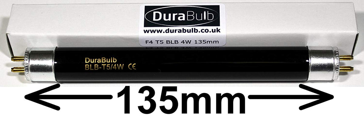10 x DuraBulb F4 T5 BLB 4W UV Note Checker Bulbs