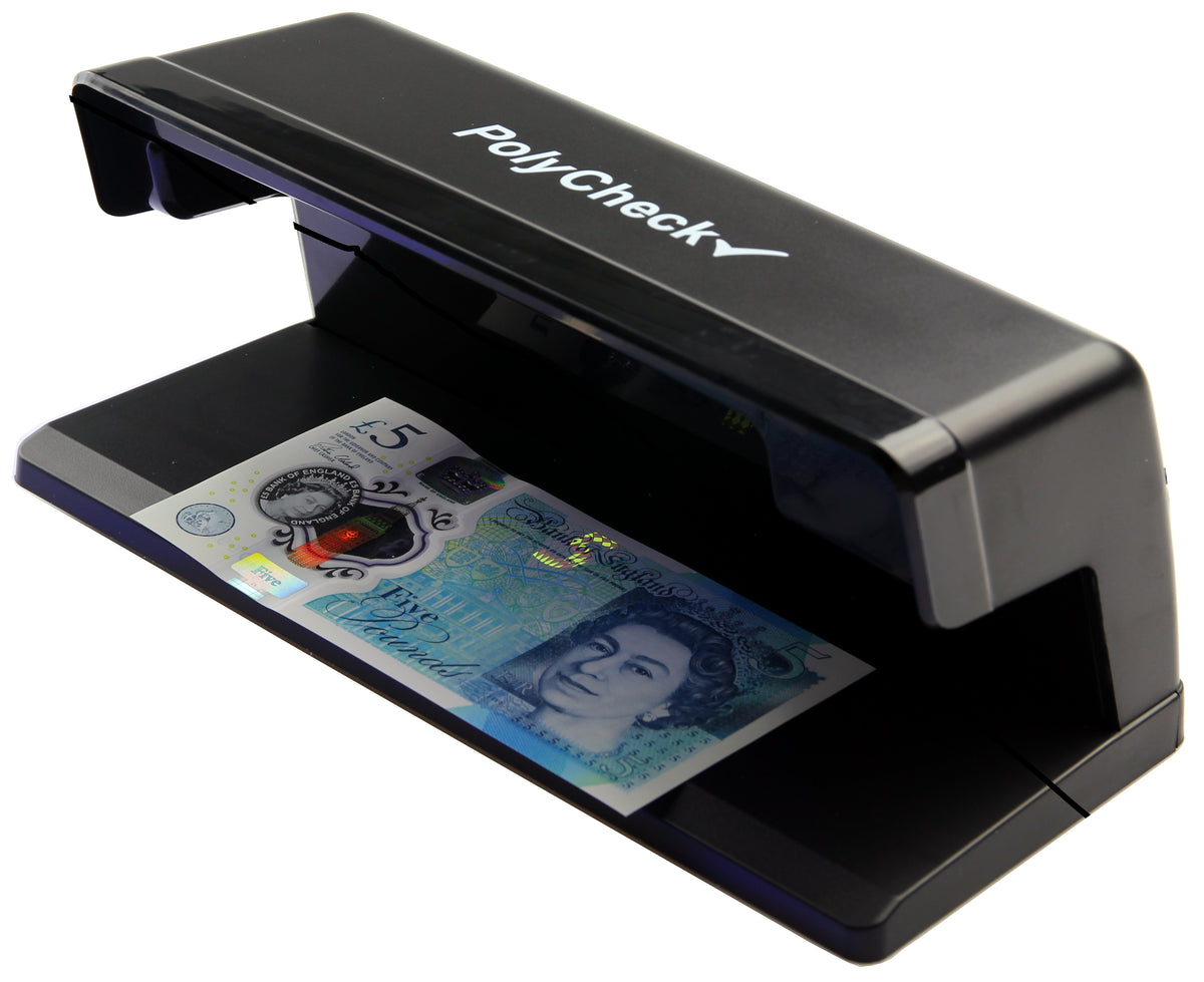 Ultraviolet UV Counterfeit Money Detector - Detects Fake Polymer & Pap ...